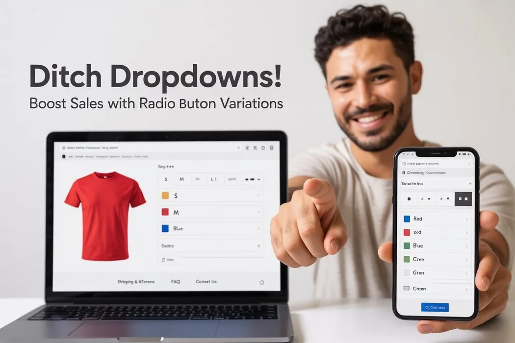 WooCommerce Radio Button Variations to Boost UX